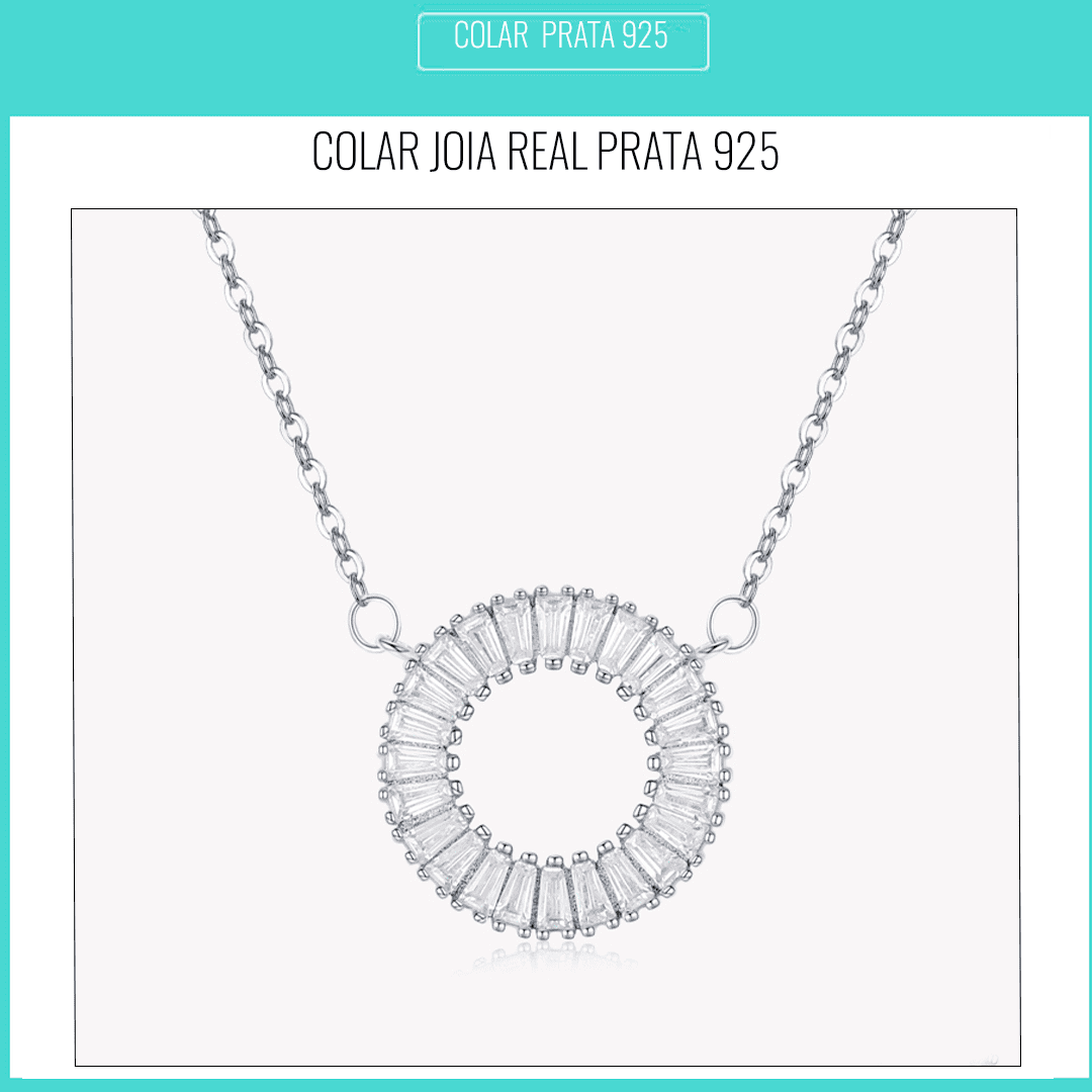 Colar Joia Real Prata 925